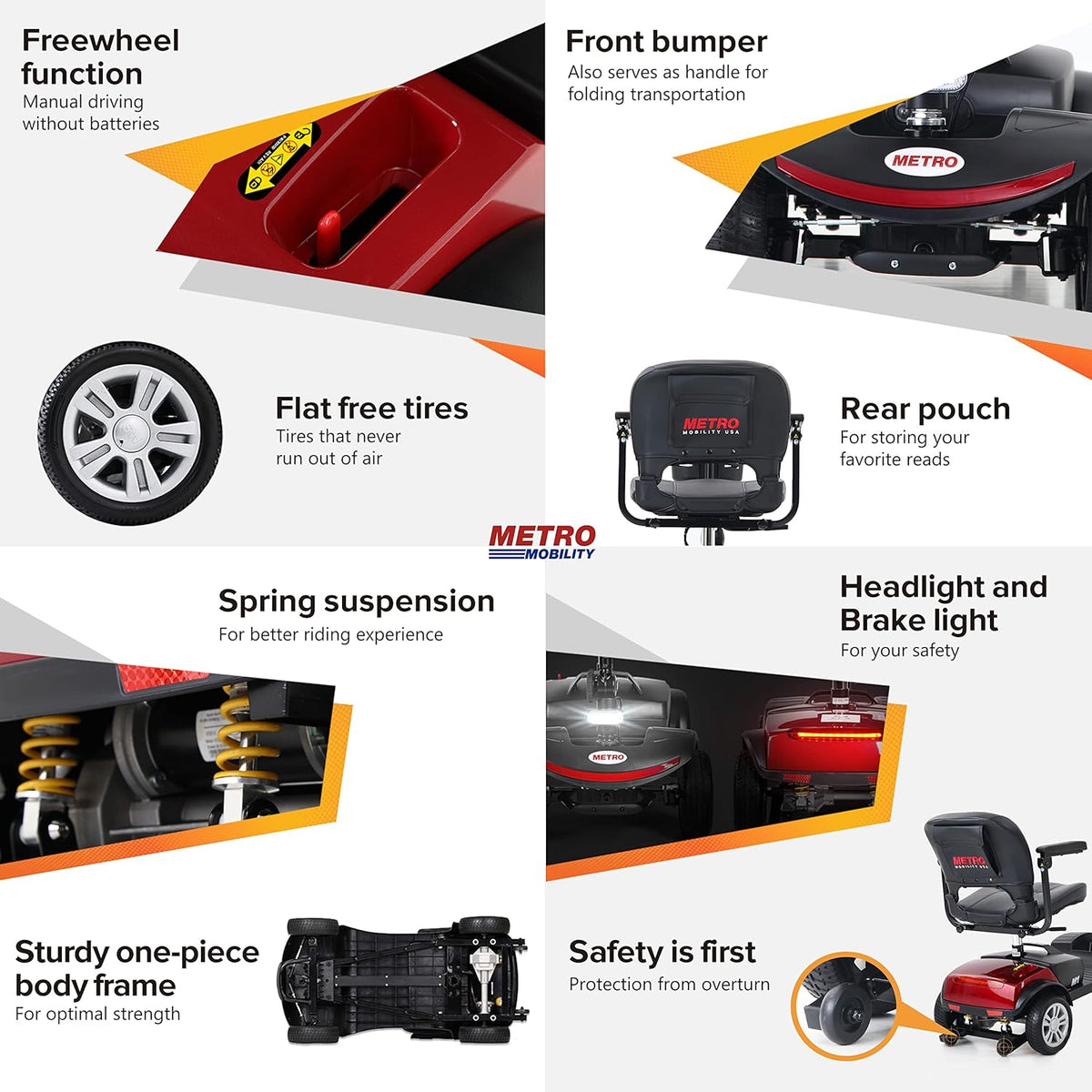 Metro Mobility M1 Portal 4-Wheel Mobility Scooter – Metro Mobility Scooter